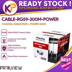 Promo PROVIEW CABLE-RG59-300M-POWER COAXIAL CABLE RG59 + POWER 300M - Jakarta Utara ...