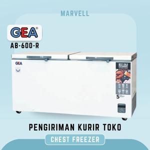 Jual Chest Freezer Gea Ab-600-R Chest Freezer Box 500 Liter Garansi ...