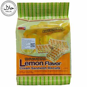 Jual G2R_ [Logo HALAL] Bairong Lemon Sandwich Biscuits - Biskuit Rasa ...