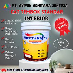 Jual Cat Tembok Dinding Interior Dalam Rumah Standar Pro Musthi Paint ...