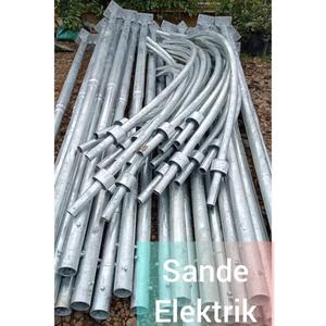 Jual Tiang pju lampu jalan bulat botol 7m hotdeep galvanis 7 meter Best ...