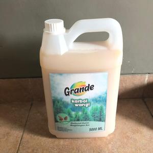 Jual READY [GRAB/GOJEK] KARBOL MERK GRANDE JERIGEN 5 LITER - Kota ...