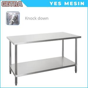 Jual MEJA STAINLESS DAPUR GETRA WK-150 MEJA RESTORAN KAFE 150CM ...