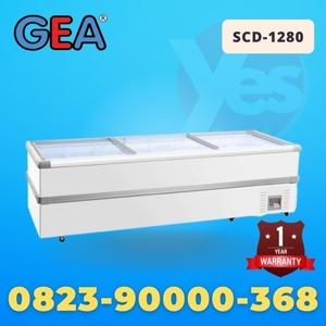 Jual ISLAND FREEZER GEA SCD 1280 SLIDING GLASS FLAT 2 KOMPRESOR ...