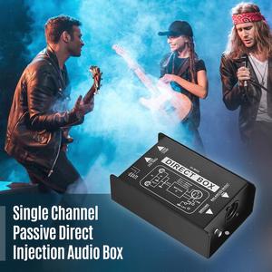 Jual Passive Direct Box Single Channel Injection Audio Box XLR TRS ...