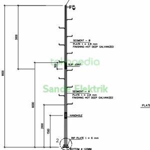 Jual TIANG CCTV OKTAGONAL 8M PAKAI TANGGA Best - Kota Surabaya ...