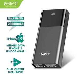 Jual Jtc Powerbank Robot 20000Mah Rt22 Dual Port Input & Output ...
