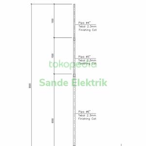 Jual Tiang Listrik Pipa Bulat 9 Meter Finishing Cat Best - Kota ...