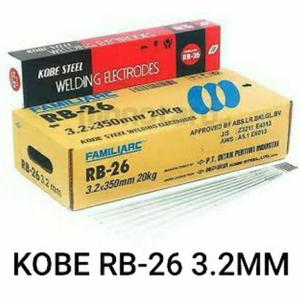 Jual KAWAT LAS KOBE RB-26 3.2MM E6013 / KOBELCO RB26 3,2MM ORIGINAL QUALITY - Kota Batam ...