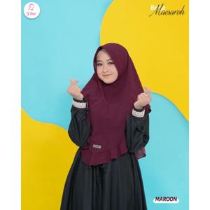 Jual Bergo Maesaroh By Fauz Hijab 2 Layer Ruffle Bahan Diamond Crepe ...