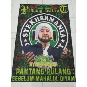Jual READY STOCK BENDERA SHOLAWAT HABIB SYEKH NAVY UKURAN 120X80 COD ...