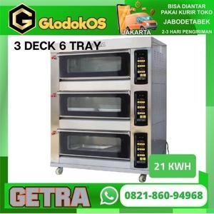 Jual ELECTRIC BAKING OVEN GETRA ED-36 OVEN ROTI LISTRIK 3 DECK 6 TRAY ...