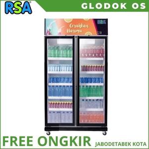 Jual Showcase Rsa Jade Display Cooler Lemari Pendingin Kulkas 2 Pintu ...