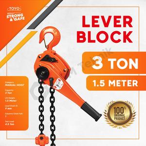 Jual LEVER BLOCK 3 TON (3 T X 1.5 METER, 3 T X 3 METER, 3 T X 5 METER) / LEVER HOIST 3 TON ...