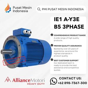 Jual ELEKTRO MOTOR ALLIANCE A-Y3e / AY3E B5 6P 220KW 300HP 3PHASE 380V/ DINAMO ELECTRIC MOTOR ...
