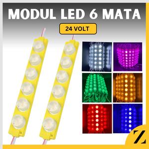 Jual Lampu Modul 6 LED1x6 Truk Fuso Putih Merah Hijau Kuning Biru Pink ...