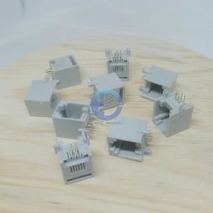 Jual T05. Connector Modular Jack RJ11 6P4C Telephone Modular Jack 6P4C ...