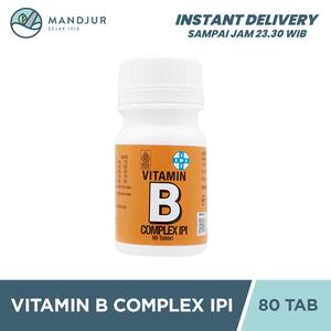 Jual IPI Vitamin B Complex 80 Tablet - Memelihara Kesehatan Tubuh ...
