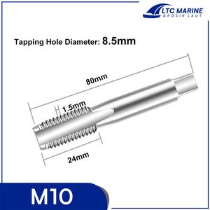 Jual IMPA 631022 Metric Hand Tap Set M10 x 1.50MM Hand Thread Cutter ...