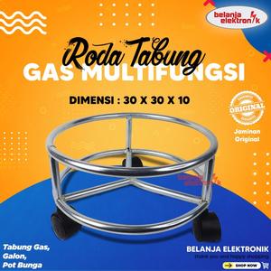 Jual [SYAIBA] RODA TABUNG GAS NEKEL STAINLESS / ALAS AIR GALON ...