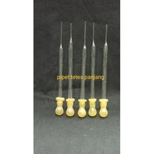 Jual - Pipet Tetes Kaca Panjang Dot Kuning / Dot Merah isi 100 Pcs ...