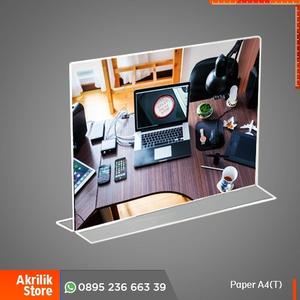 Jual Display menu / tent card / menu akrilik / papan menu A4 ...