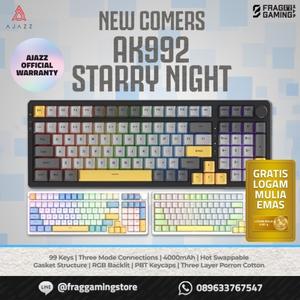 Jual Ready Ajazz AK992 AK-992 RGB 3in1 Connection Wireless Mechanical ...
