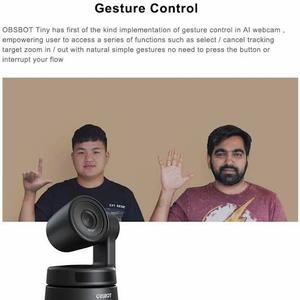 Jual Ready Webcam OBSBOT TINY ALL POWERED PTZ Camera Gesture Control ...