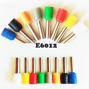 Jual E6012 300PCS/Bag Tube Insulated cord end terminals 6mm Cable ...