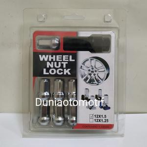 Jual Mur Warna Racing Wheel Nut Lock ( 1 Set Isi 16 Pcs + 1 Kunci ...