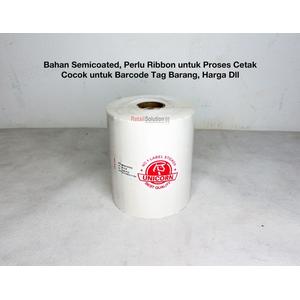 Jual Sticker Label Barcode 33x25 mm isi 5000 pcs Semicoat - Jakarta ...