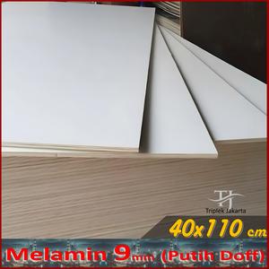 Jual Triplek Melamin Tebal 9mm ( 40x110 cm | 110x40 cm ) Putih Doff 1 ...