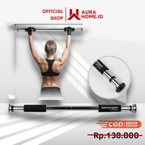 Jual Tiang Latihan Pull Up Pintu Solid Grip 62-100cm / Alat Tiang Pull Up Full Up Sit Up Push Up ...