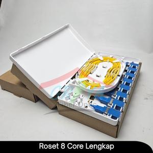Promo Roset 8 Core Lengkap Adapter Pigtail SC UPC Roset 8c Polos Fiber Optik - Kab. Tangerang ...
