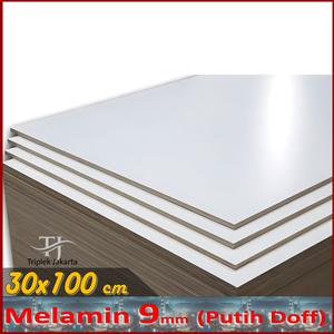 Jual Triplek Melamin Tebal 9mm ( 30x100 cm | 100x30 cm ) Putih Doff 1 ...