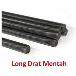 Jual Long Drat M16 x 1m As Drat Besi M16 Thread Rod Stud Bolt 1m Asdrat ...