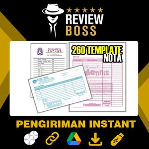 Jual Bundle 200+ Template Design Kwitansi Struk Nota Faktur Surat Jalan ...
