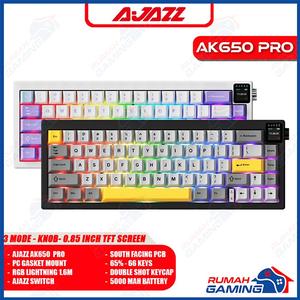 Jual MECHANICAL KEYBOARD - AJAZZ AK650 PRO - 65% - 0.85" COLOR SCREEN ...