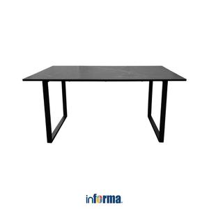 Promo Informa Hawton Meja Makan - Hitam Dining Table Dinner Table Meja ...