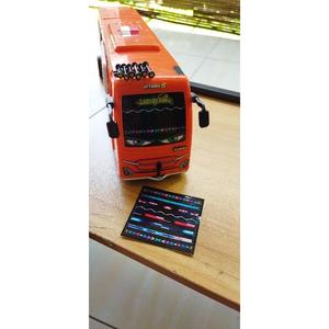 Jual READY TERLARIS STICKER HEADLAMP MINIATUR BUS TELOLET BASURI ...