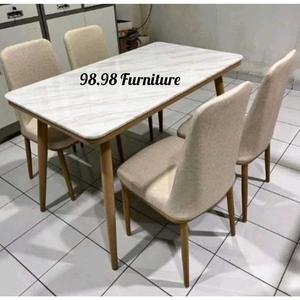 Jual VERIO MART EXTRA HEMAT MURAH IMPORTA MEJA MAKAN 6 KURSI MARMER ...