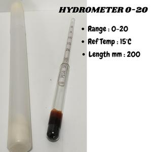 Jual Hydrometer Baume range 0-20 / Hidrometer Baume 0 - 20 - Jakarta ...