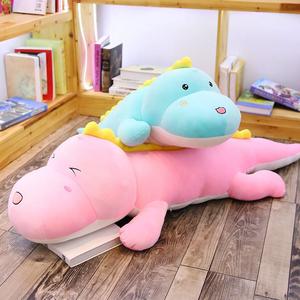 Jual Boneka Guling Dinosaurus Ukuran 60cm dan 80cm Bahan Plush Berlabel ...