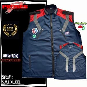 Jual Rompi Kerja Safety-Rompi Proyek Terbaru Kombinasi Navy Merah Free ...