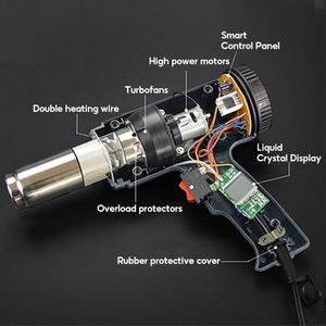 Jual GER11 REAIM Heat Gun 220V Pemanas Segel Sticker Plastik Panas ...