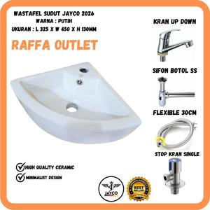 Jual (RA)paket wastafel sudut keramik/wastafel keramik/wastafel cuci ...