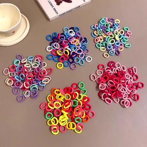 Jual 100 PCS Ikat Rambut Donat Korea Warna Warni Ikat Karet Rambut ...