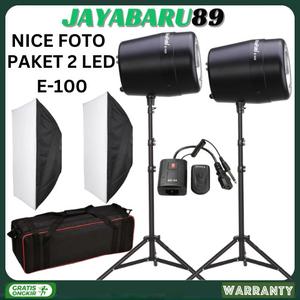Jual LAMPU MINI STUDIO FLASH NICE FOTO E-100 - PAKET 2 LAMPU - Jakarta ...