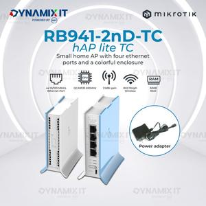 Jual New Mikrotik Routerboard RB941-2nD-TC | hAP Lite Tower Case - Kota ...
