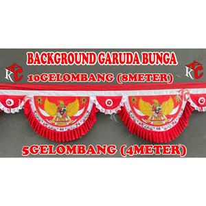 Jual BACKGROUND GARUDA TERBARU MERAH PUTIH BUNGA BACKGROUND CANTIK ...